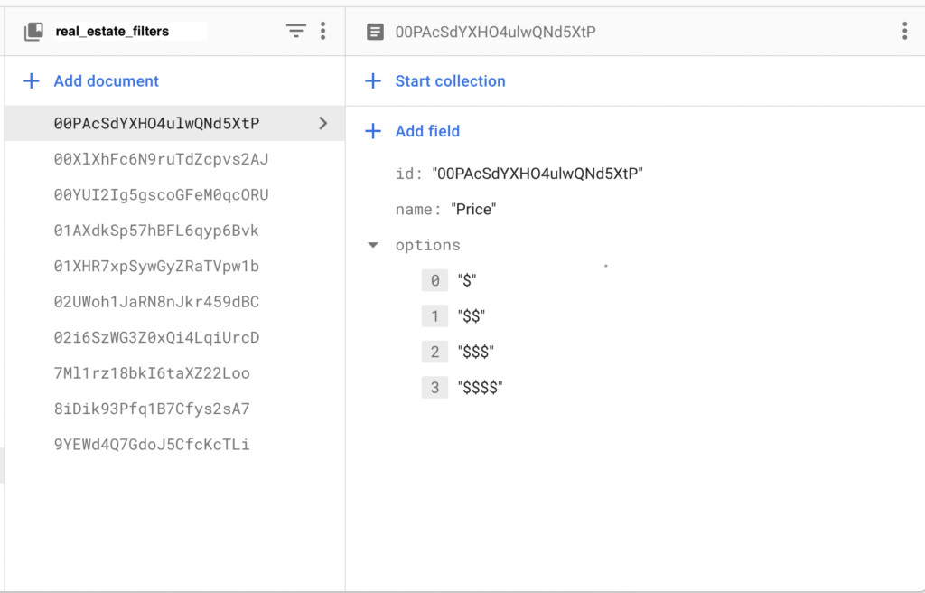 Setting Up Firebase Tables - Instaflutter