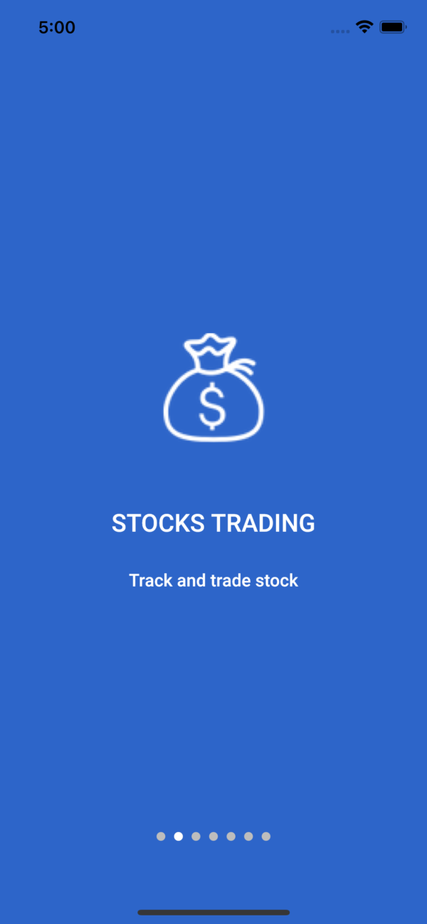 Flutter Finance App Template Instaflutter